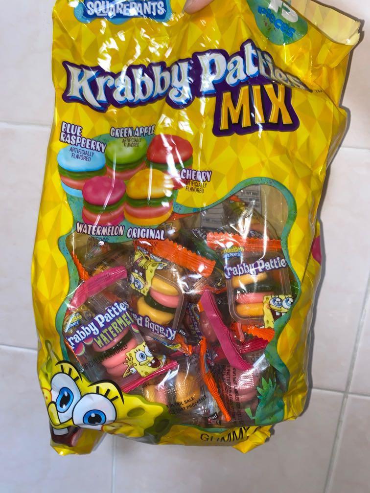 krabby patty spongebob candy burger gummy, Food & Drinks, Packaged ...