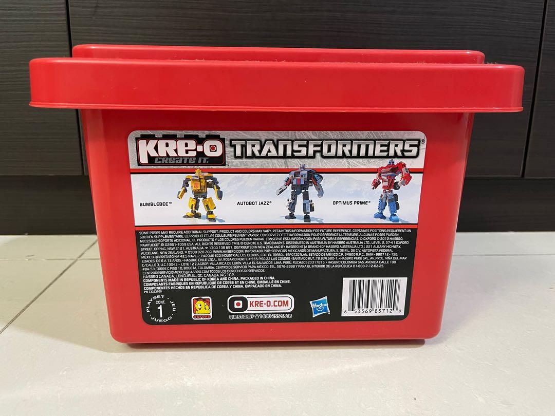 KRE-O Bricks Transformers Optimus Prime + Bumblebee + Jazz, Hobbies ...