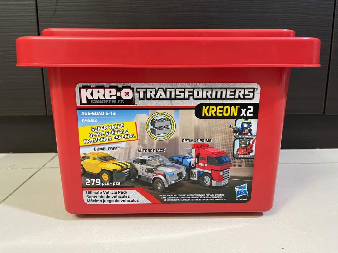 KRE-O Bricks Transformers Optimus Prime + Bumblebee + Jazz, Hobbies ...