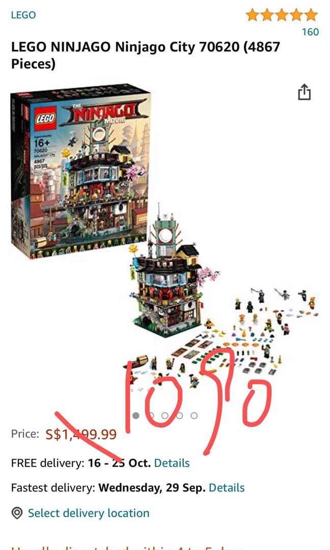 Lego 70620, Hobbies & Toys, Toys & Games on Carousell