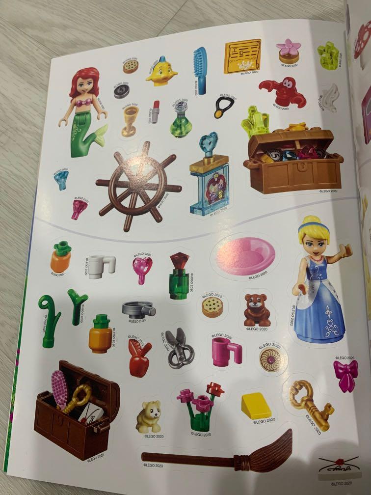 Lego Disney Princess My Enchanted Sticker Book, Hobbies & Toys, Books ...