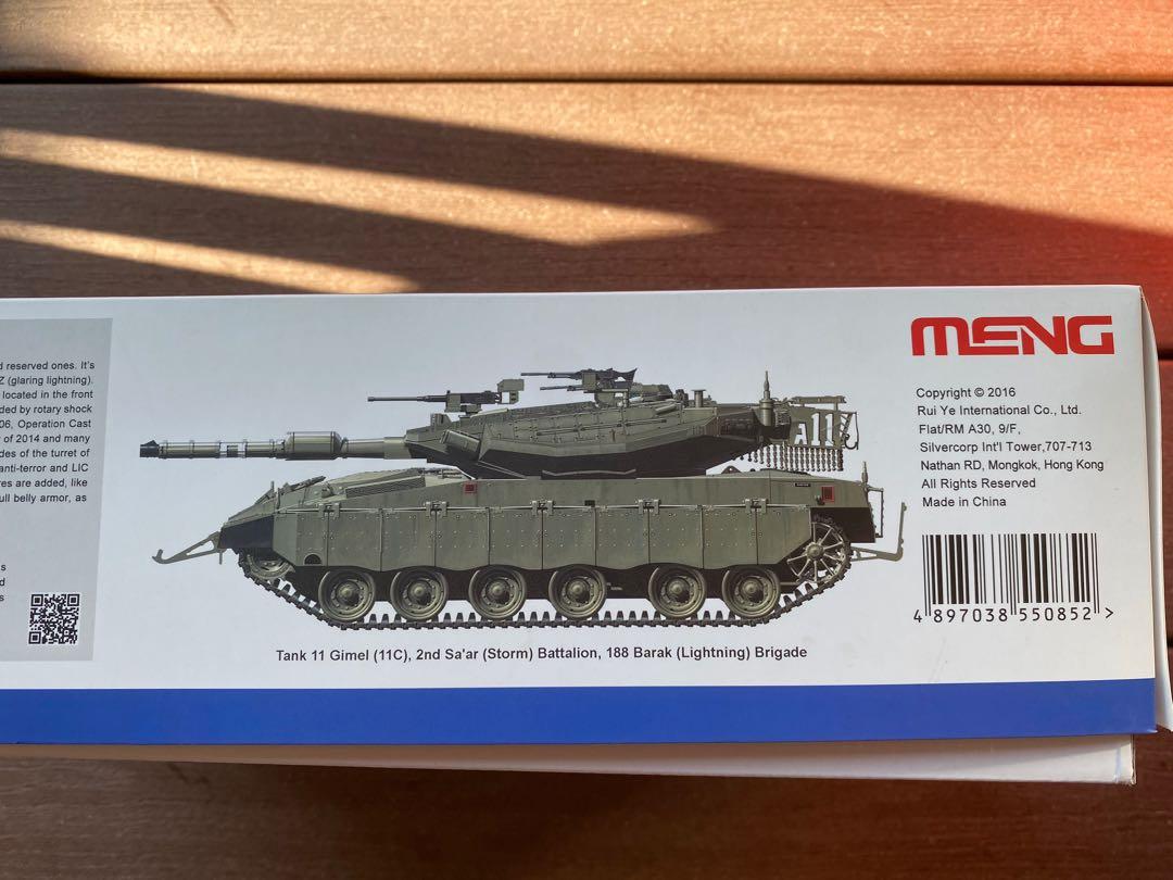 Meng Models 1/35 Scale - Israel Main Battle Tank - Merkava Mk.3D Late ...