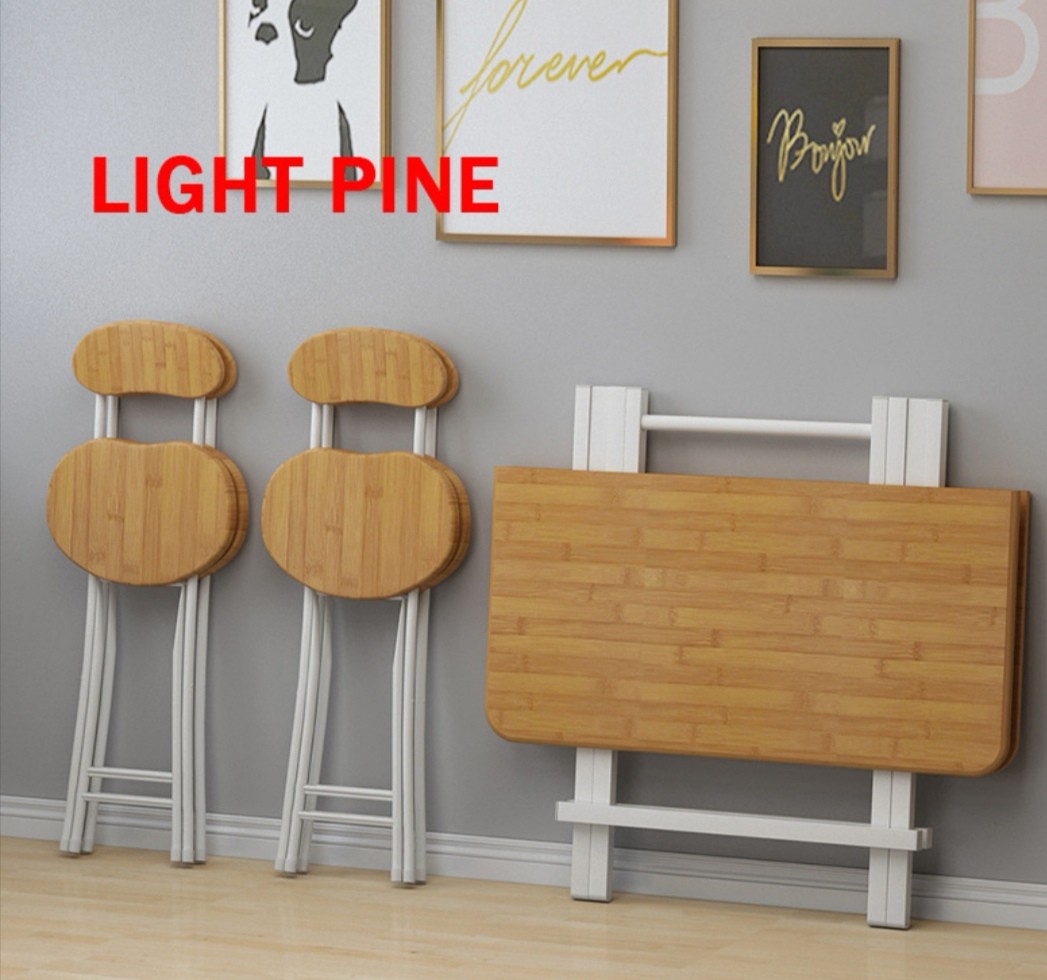 【Multifunctional Table/Chair】Wooden Foldable Table / Movable Table ...