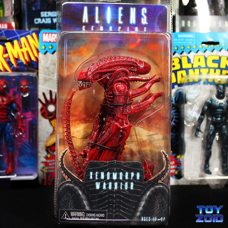 Neca Aliens Genocide Red Xenomorph Warrior Alien Authentic, Hobbies ...