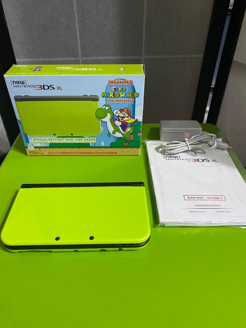 New Nintendo 3DS XL - Special Edition: Lime Green, Video Gaming, Video ...