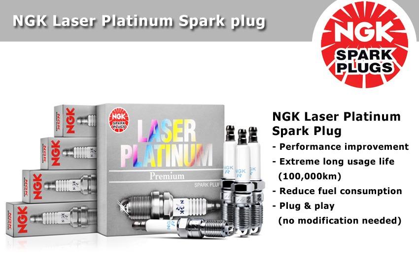 ORIGINAL PFR7S8EG (1675) NGK LASER PLATINUM SPARK PLUG AUDI A1 A3 S3 A4 ...
