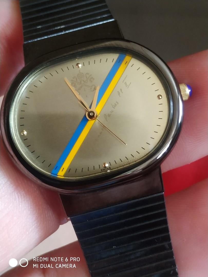 Original The Vatican Pope John Paul commemorative watch, Men's Fashion ...