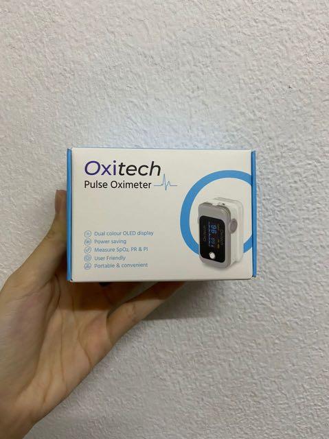Oxitech pulse oximeter, Health & Nutrition, Health Supplements, Sports ...