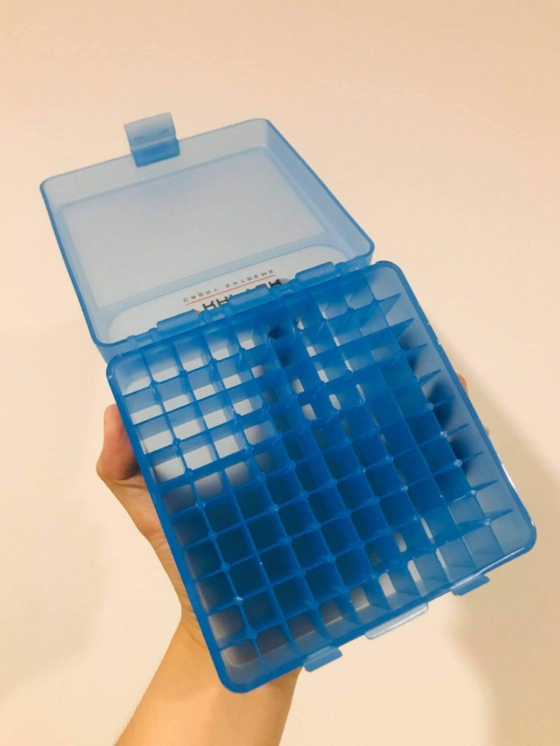 Raptor TB-906 Plastic Ammo Box Blue (for 9mm, 380 ACP, 30 Luger, 9mm ...