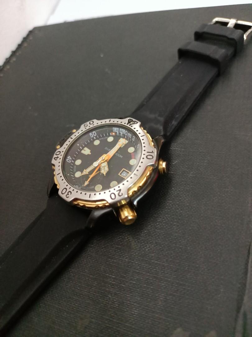 Rare and Collectible Citizen 5810 Black PVD Coated Aqualand Promaster ...