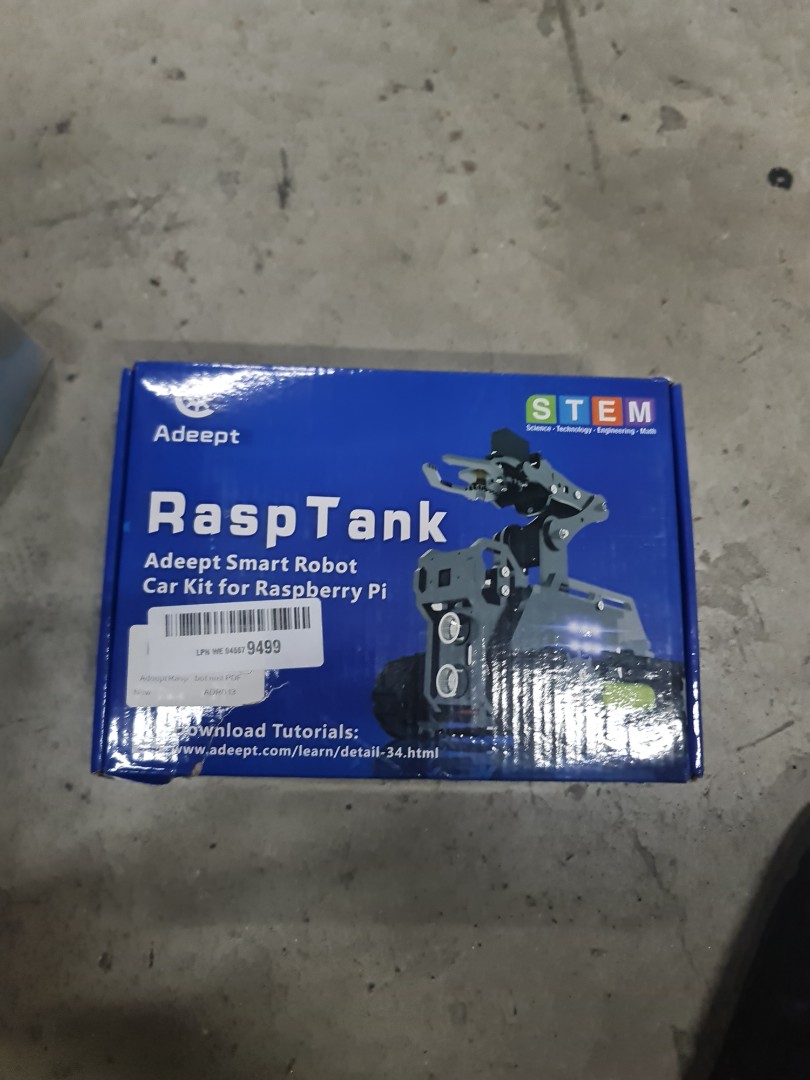 Rasp tank adeept smart robot car kit for raspberry pi, Computers & Tech ...