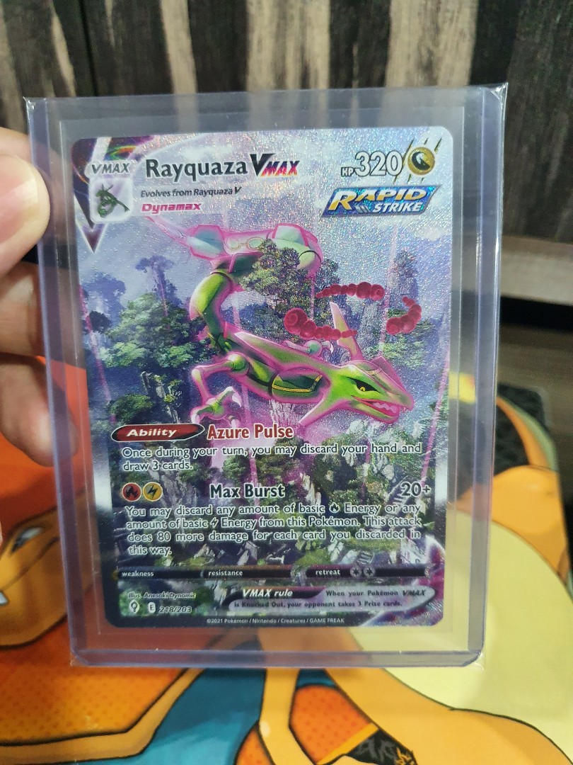 Rayquaza Vmax Alt Art, Hobbies & Toys, Toys & Games on Carousell