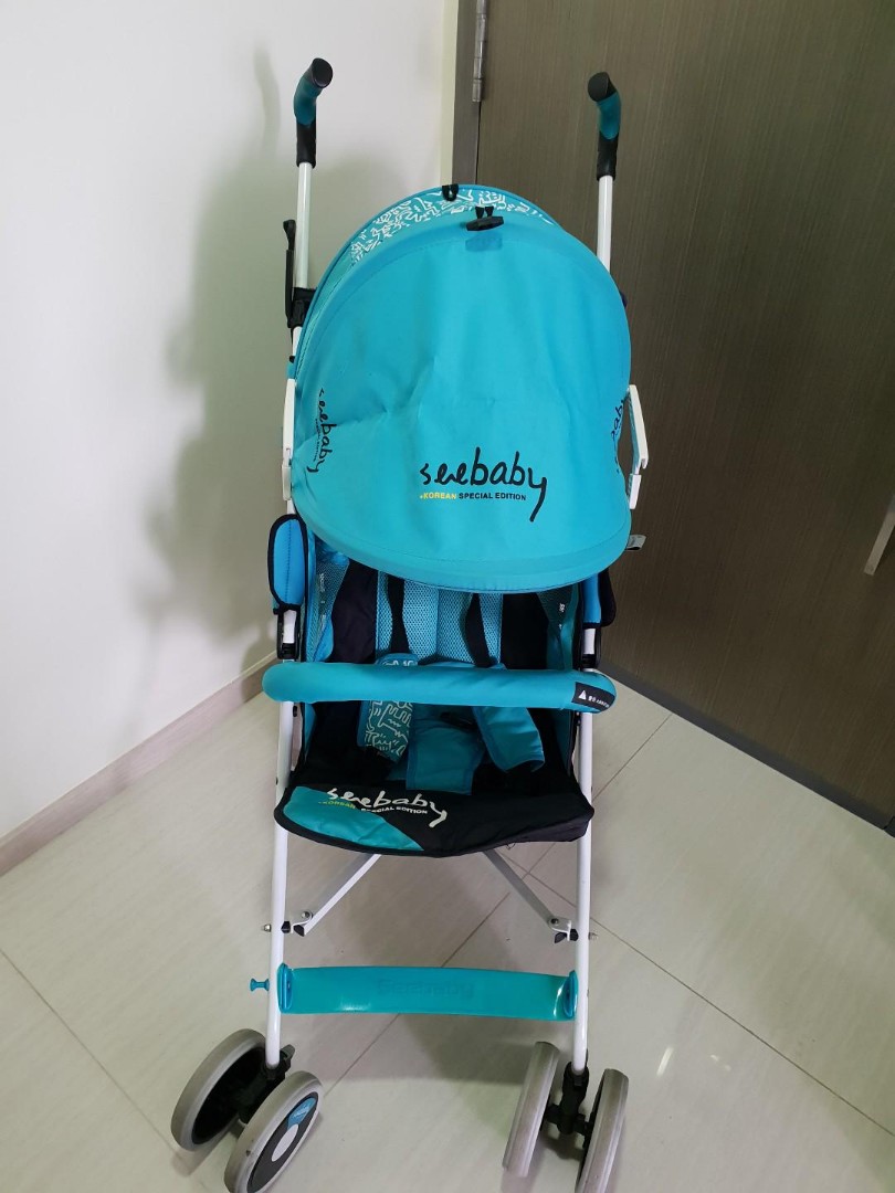 Seebaby Stroller Korea Limited Edition, Babies & Kids, Going Out ...