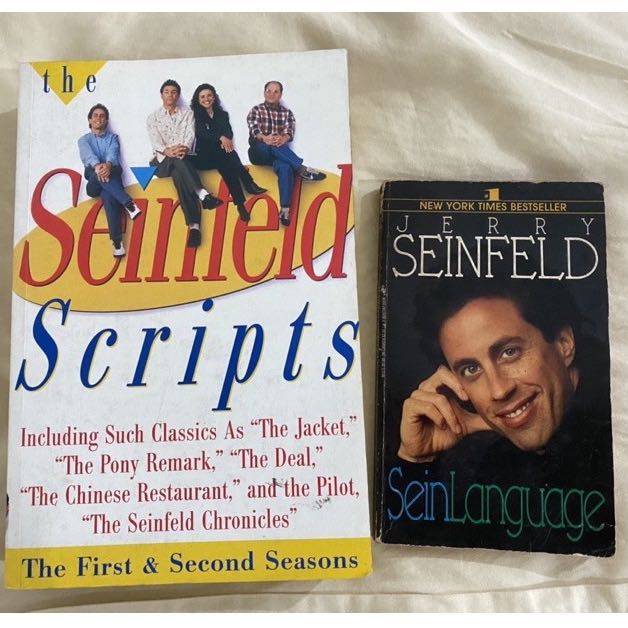 Seinfeld books (The Seinfeld Scripts) and SeinLanguage by Jerry ...