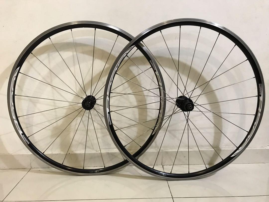 Shimano WH-R500 Wheelset Rim Hub Spoke Wheel for road bike roadie ...