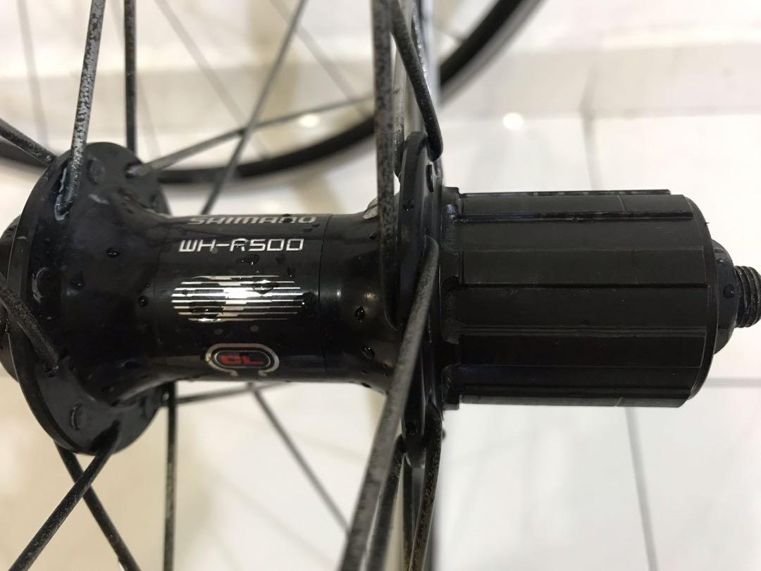 Shimano WH-R500 Wheelset Rim Hub Spoke Wheel for road bike roadie ...