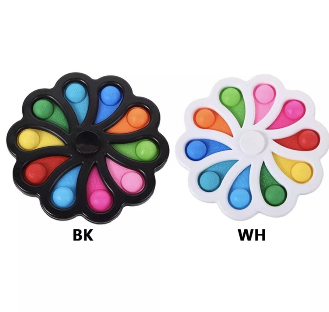 Simple Dimple Push Pop It Bubble Sensory Stress Relief Fidget Spinner, Hobbies & Toys, Toys ...