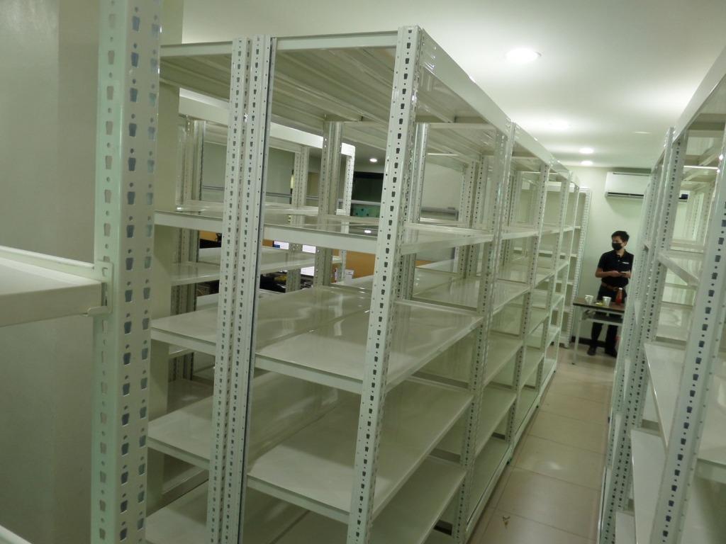 Steel Rack Open Metal Layers Adjustable Shelves, Furniture & Home ...