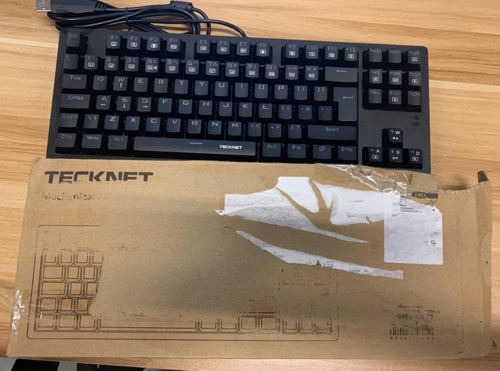 TECKNET Mechanical Gaming Keyboard 88 Keys Full Anti-ghosting ...
