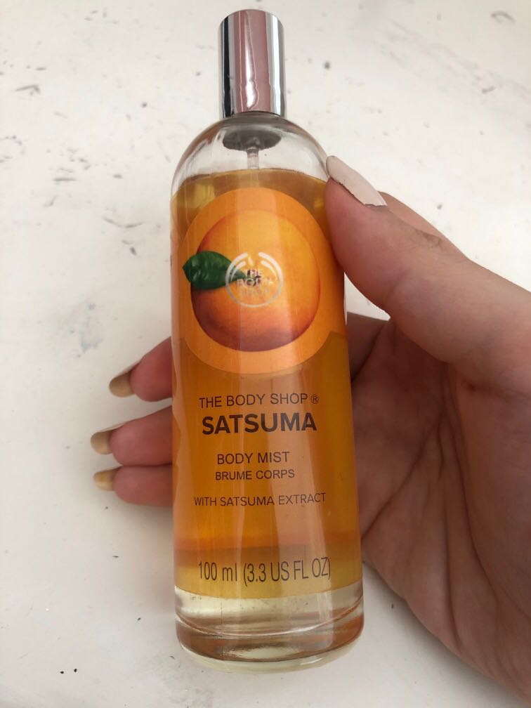 THE BODY SHOP SATSUMA BODY MIST, Kesehatan & Kecantikan, Parfum, Kuku ...