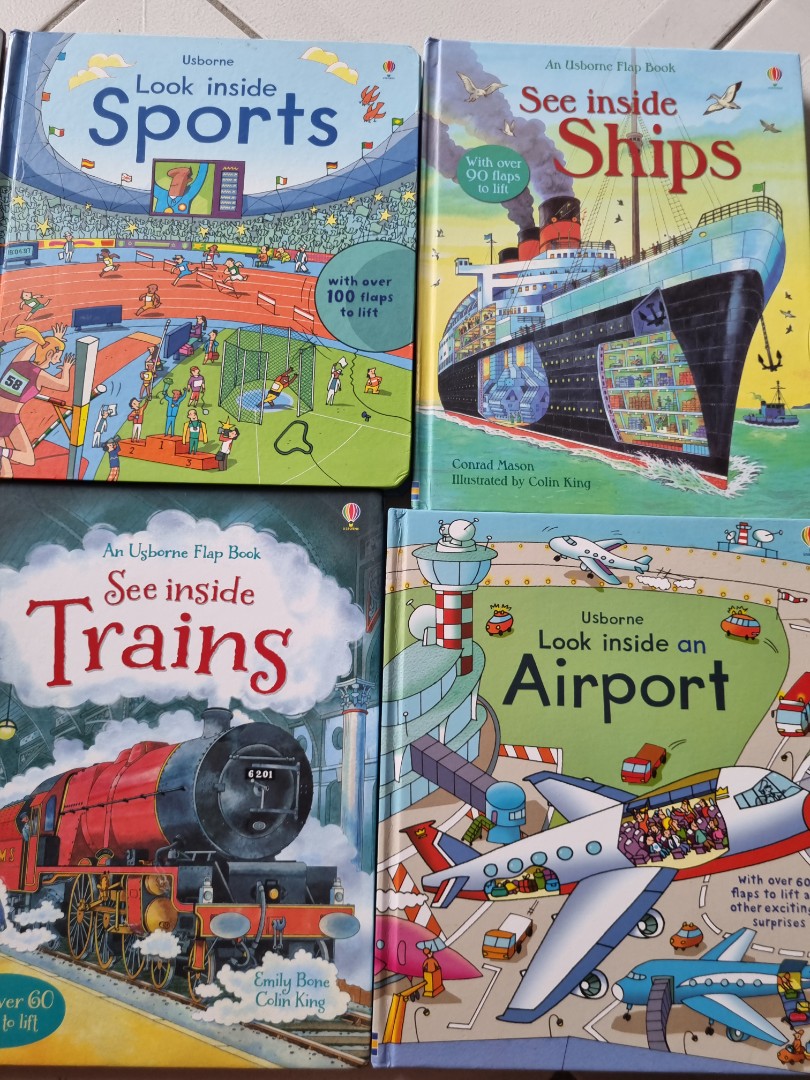 Usborne Look Inside Flap books, Hobbies & Toys, Books & Magazines ...