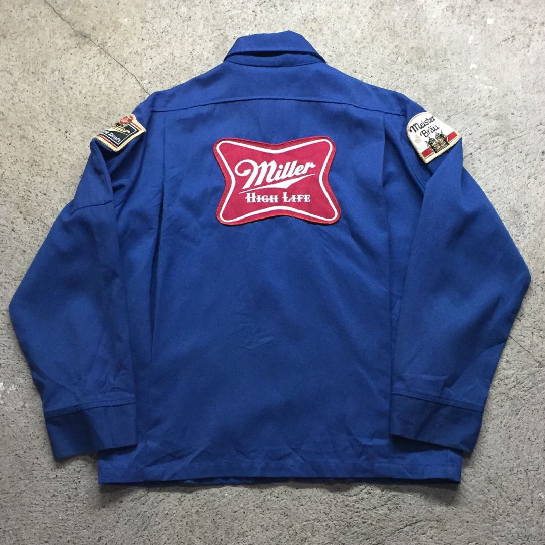 Vintage 70s/80s Miller Beer Work Jacket, Men's Fashion, Coats, Jackets ...