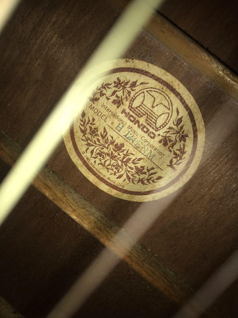 Vintage Hondo Guitar, Hobbies & Toys, Music & Media, Musical ...