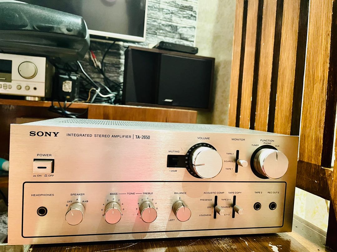 Vintage Sony Integrated Stereo Amplifier Solid State, Audio, Soundbars ...