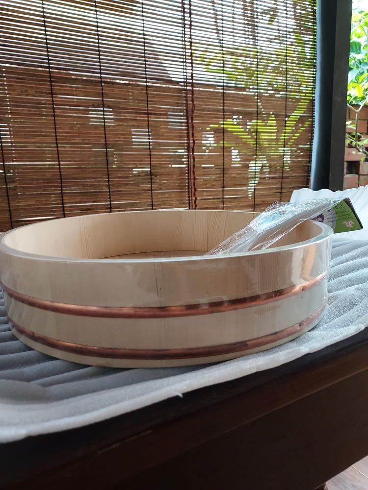 Wooden Japanese Rice Tray, Furniture & Home Living, Kitchenware ...
