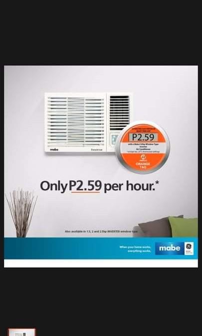 1.5hp full inverter window type aircon, TV & Home Appliances, Other ...