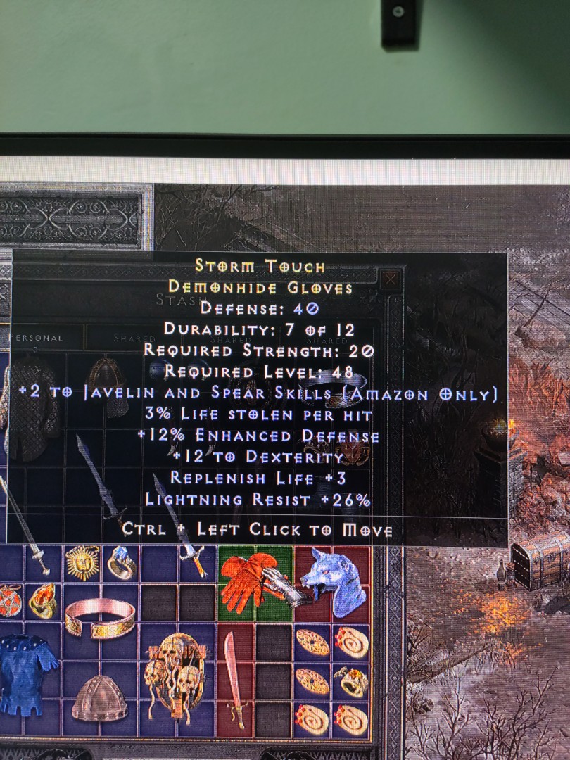 +2Java Gloves (PC) - Diablo 2 Resurrected, Video Gaming, Video Game Consoles, Others on Carousell