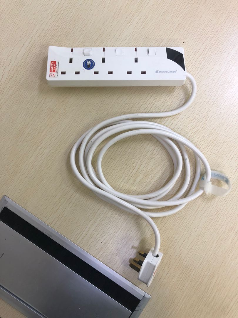 3 gang power extension bar, TV & Home Appliances, Electrical, Adaptors ...