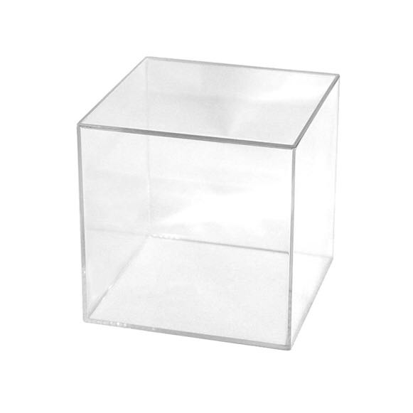 90mm Acrylic clear cube, Furniture & Home Living, Home Improvement ...