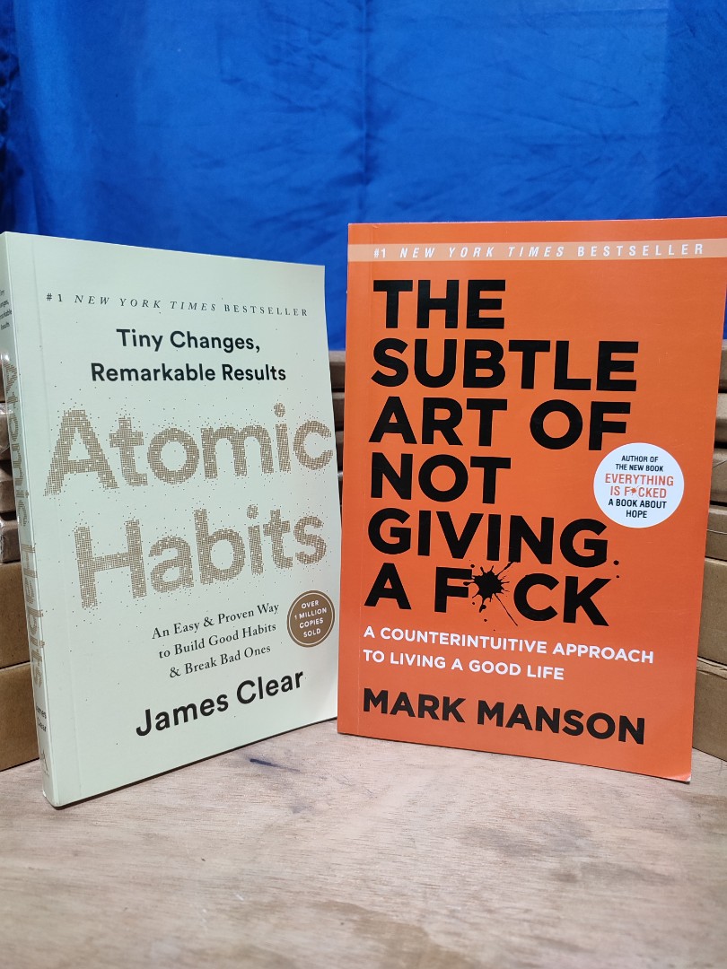 Atomic Habits And The Subtle Art Of Not Giving A F Ck Bundle Hobbies