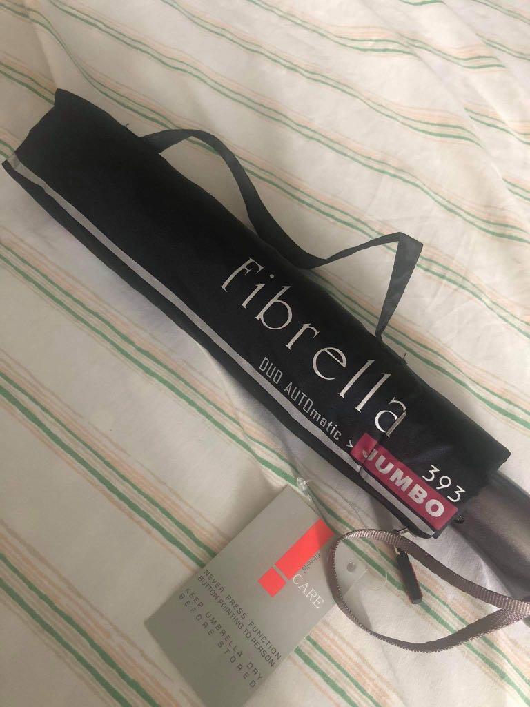 Brand New Fibrella Jumbo Umbrella, Hobbies & Toys, Travel, Umbrellas on ...
