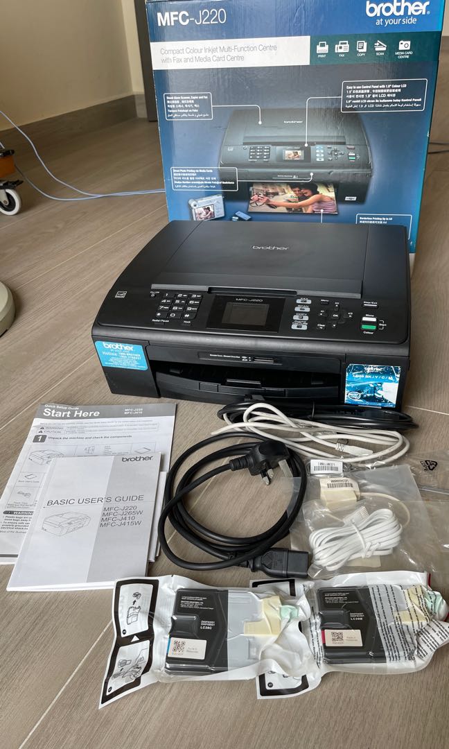 Brother printer with ink, Computers & Tech, Printers, Scanners ...