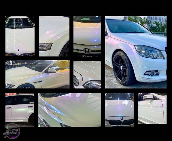 Car Spray Painting - E.S.W Special Effect White Series - Holographic ...