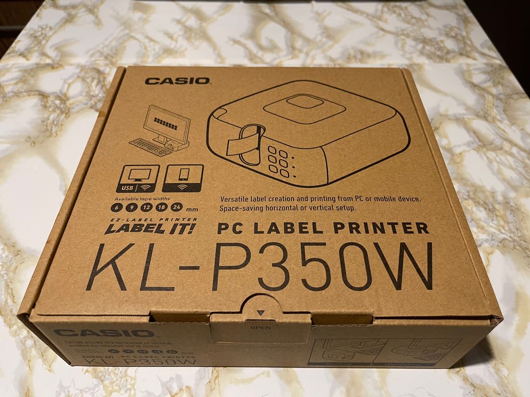 Casio PC Ez-Label Printer KL-P350W, Everything Else on Carousell