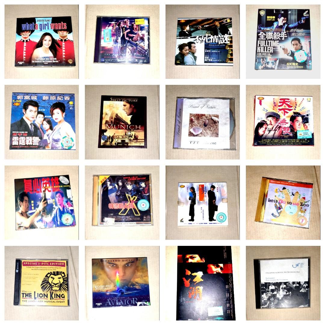 CD VCD DVD Movies Drama Music Songs English Chinese Korean, Hobbies ...