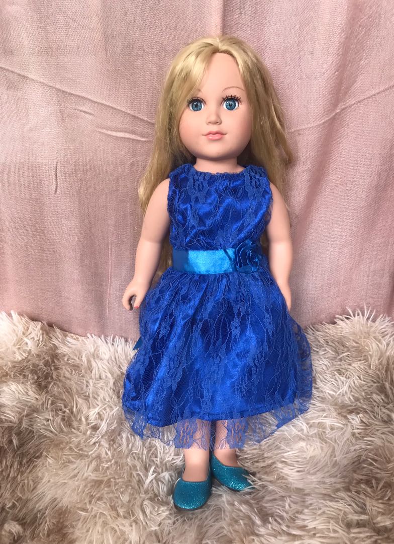 Cititoy 18 inches Doll i Blue Gown, Hobbies & Toys, Toys & Games on ...
