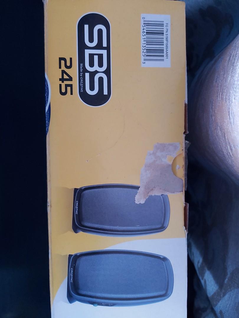 Creative SBS 245 Wired Speaker, Audio, Soundbars, Speakers & Amplifiers ...