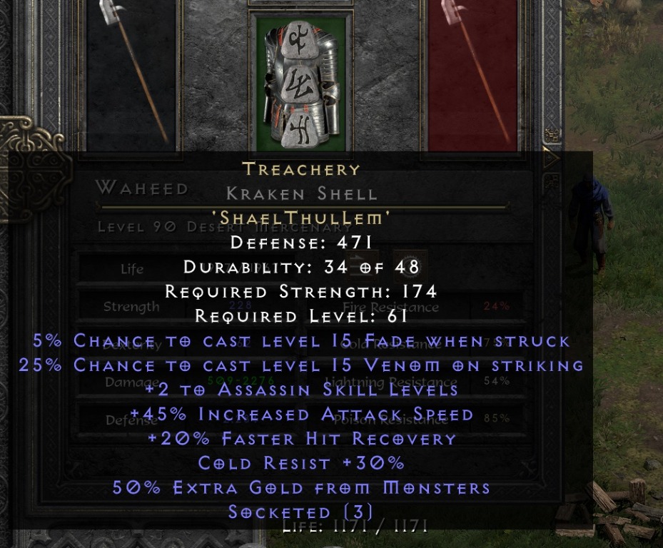 Diablo 2 Resurrection - Treachery (Mercenary), Video Gaming, Gaming ...