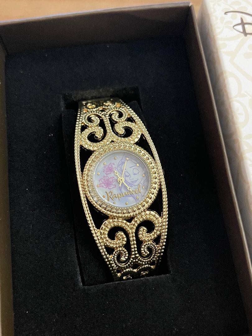 Disney rapunzel tangled Japan exclusive watch 日本迪士尼長髮公主手扼款錶, 名牌, 手錶 ...