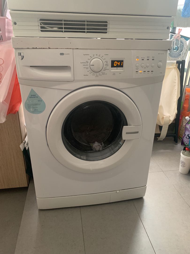 Elba and EF washing machine dryer stack, TV & Home Appliances, Washing ...