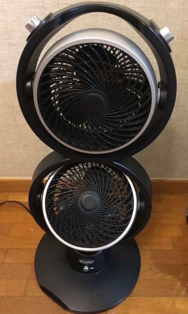 Europace Dual Turbo Oscillating Fan, Furniture & Home Living, Lighting ...