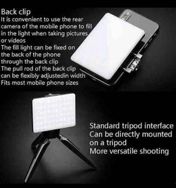FB-SL-60AI Computer Fill Light Mini Selfie Mobile Phone Fill Light LED ...