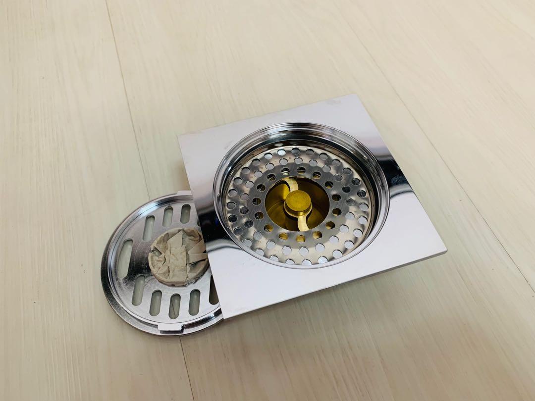 floor trap washing machine use, Furniture & Home Living, Bathroom ...