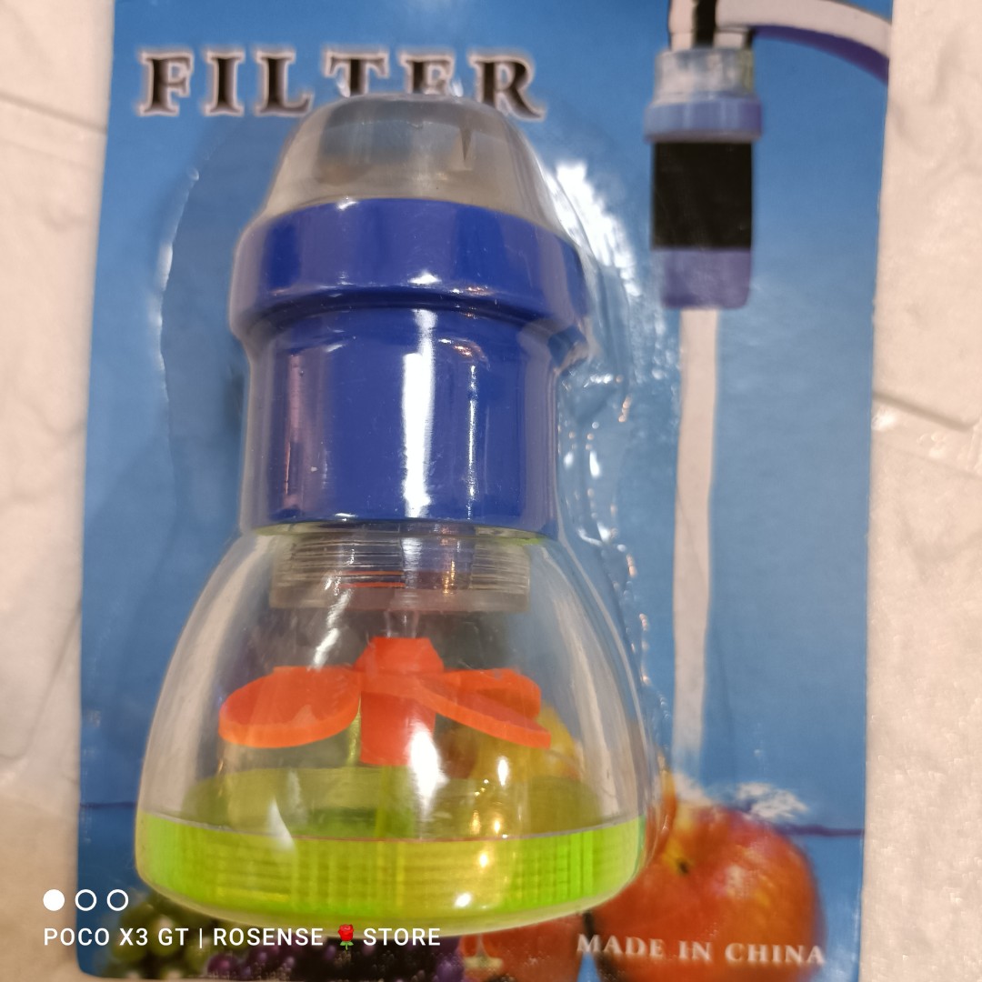 Fun Cute Fan Filter Water Filter mini clean water Penapisan Air Kitchen ...