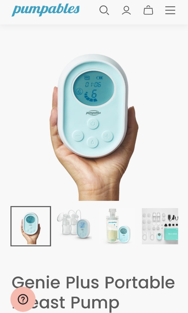 Pumpables genie plus, Babies & Kids, Nursing & Feeding, Breastfeeding & Bottle Feeding on Carousell