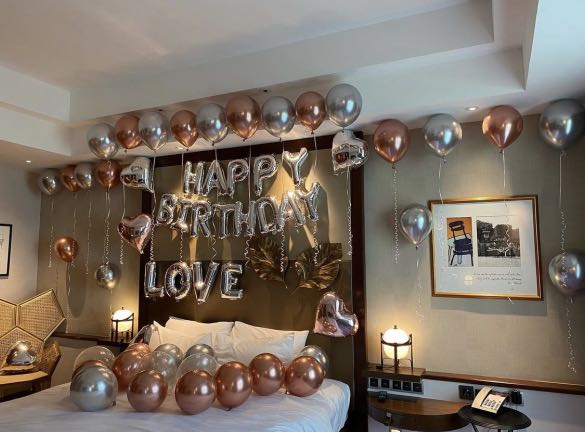 Happy Birthday Balloons setup at Sofitel Sentosa Singapore, Hobbies ...